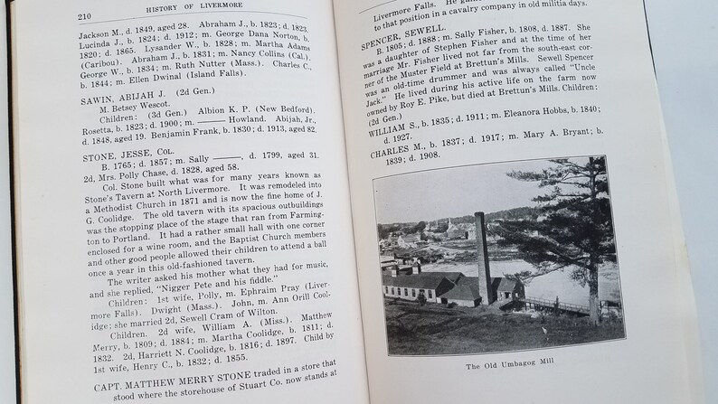 History of Livermore and Its Pioneers - Ira Thompson Monroe 1928, Maine ...