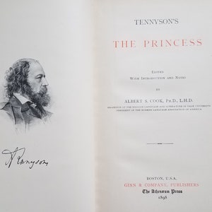 Tennyson's the Princess - Standard English Classics, 1898 Ginn ...