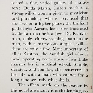 Not as a Stranger - Morton Thompson, First Edition, Doctor, Lucas Marsh ...