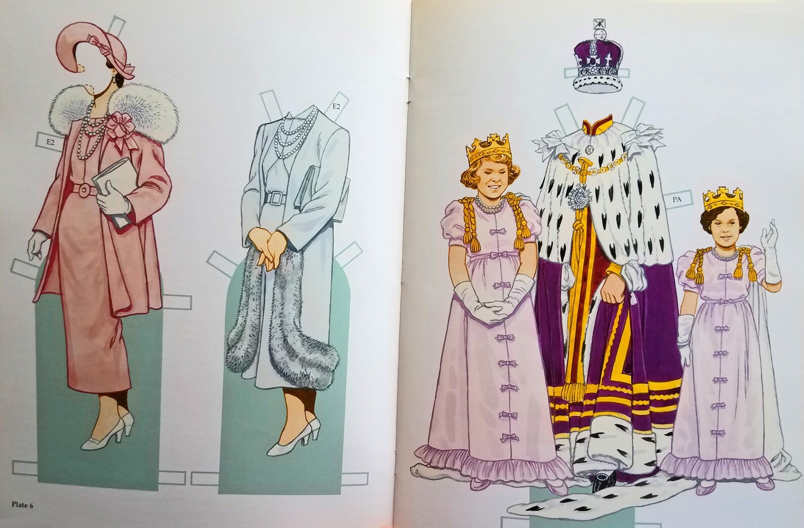 Elizabeth the Queen Mother - Tom Tierney Paper Doll Book, Uncut Paper ...