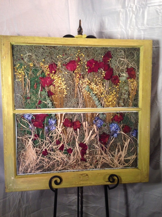 Items similar to Example of my custom windows vintage window frame with ...