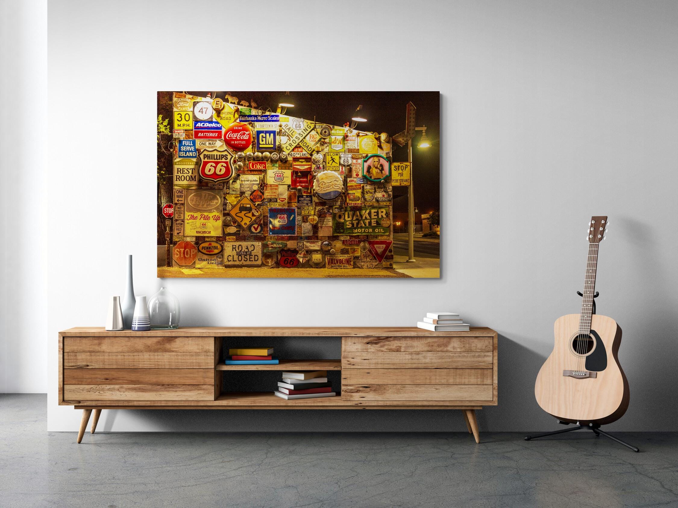 Route 66 Sign Collage Print – Vintage Americana Roadside Wall Art - Etsy