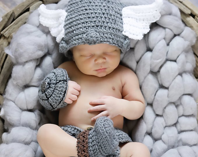 Baby Viking Valkyrie Outfit Crochet - Etsy