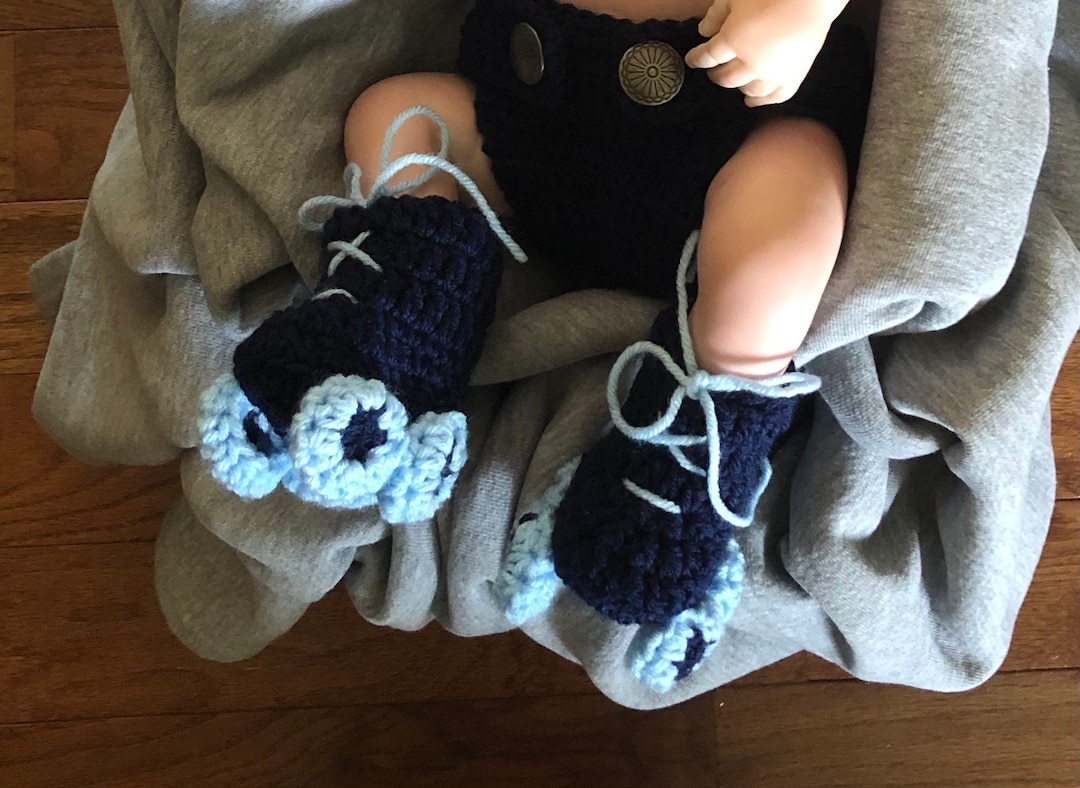 Newborn Roller Derby Booties Crochet - Etsy