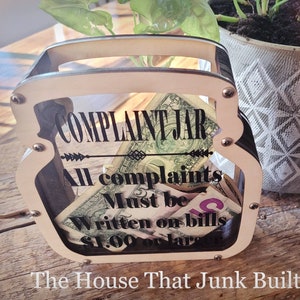 Tip Jar Complaint Jar Sarcastic Funny Wood Bank Tip Box | Etsy