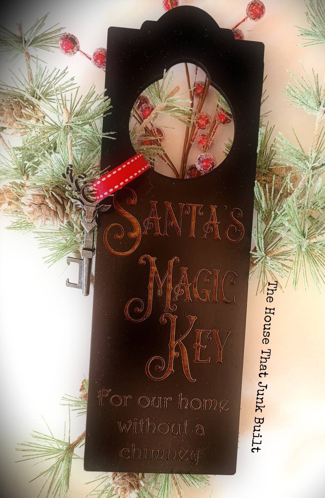 Santa's Magic Key Door Hanger | Etsy