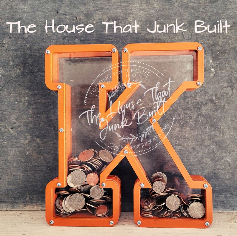 Alphabet Piggy Banks ANY Letter Wood Piggy Bank Letter Bank - Etsy