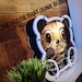 Panda Wood Standing Piggy Bank - Etsy