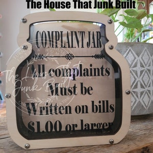 Tip Jar Complaint Jar Sarcastic Funny Wood Bank Tip Box - Etsy