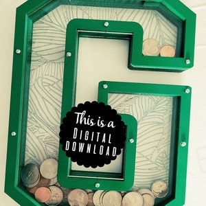 ENTIRE Alphabet Piggy Bank Letter SVG Files! - Etsy