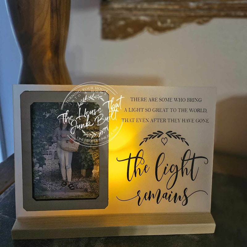 Memorial Picture Frame Bible Verse - Etsy