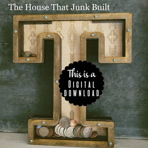 ENTIRE Alphabet Piggy Bank Letter SVG Files! - Etsy