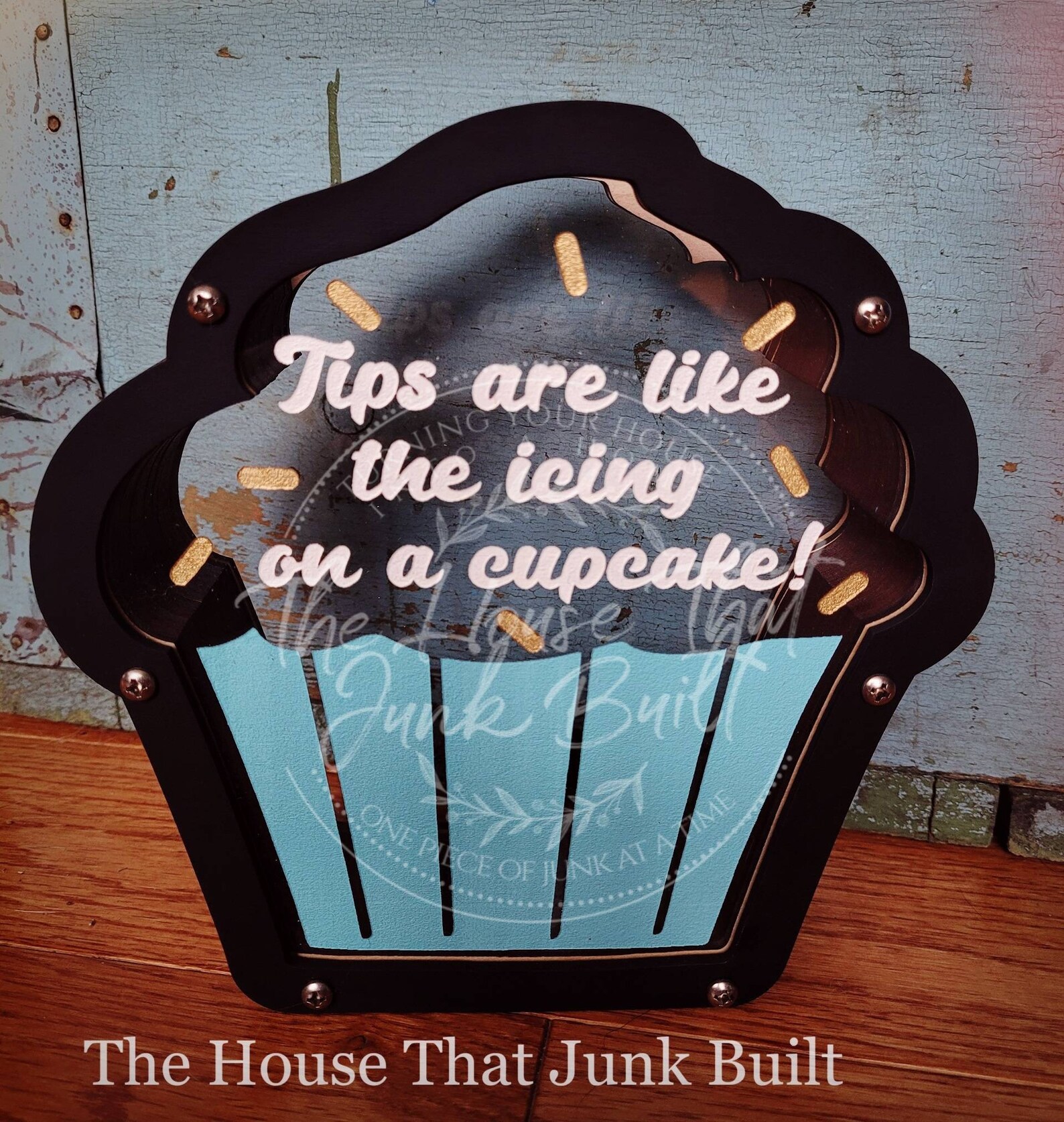 Cupcake Tip Jar Bakery Decor Custom - Etsy