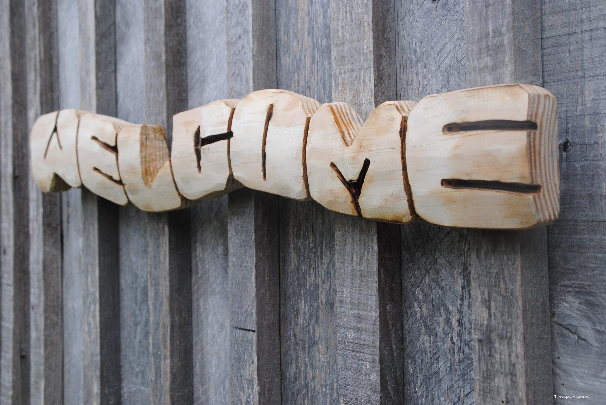 Welcome Sign Wooden Wall Sign Wall Decor Log Cabin Decor | Etsy