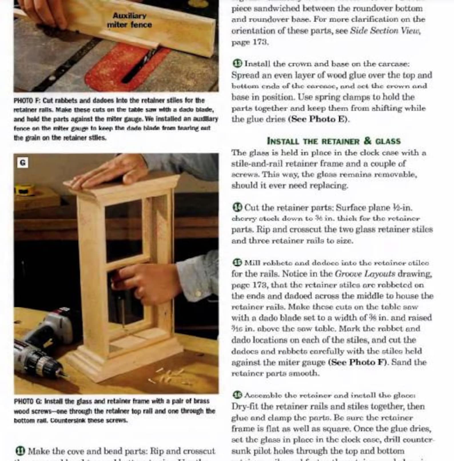 Detailed Woodworking Plans: Mantel Clock DIY Project - Instant PDF ...