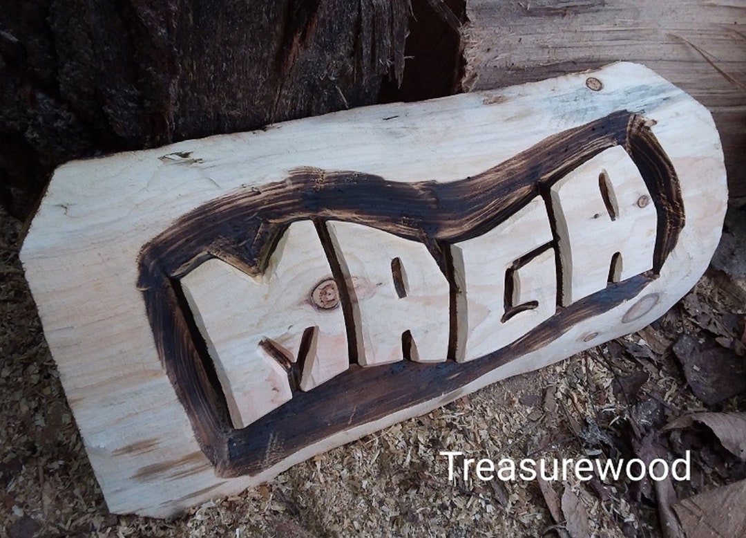 MAGA Sign Trump 2024 Make America Great Again Rustic Wall - Etsy