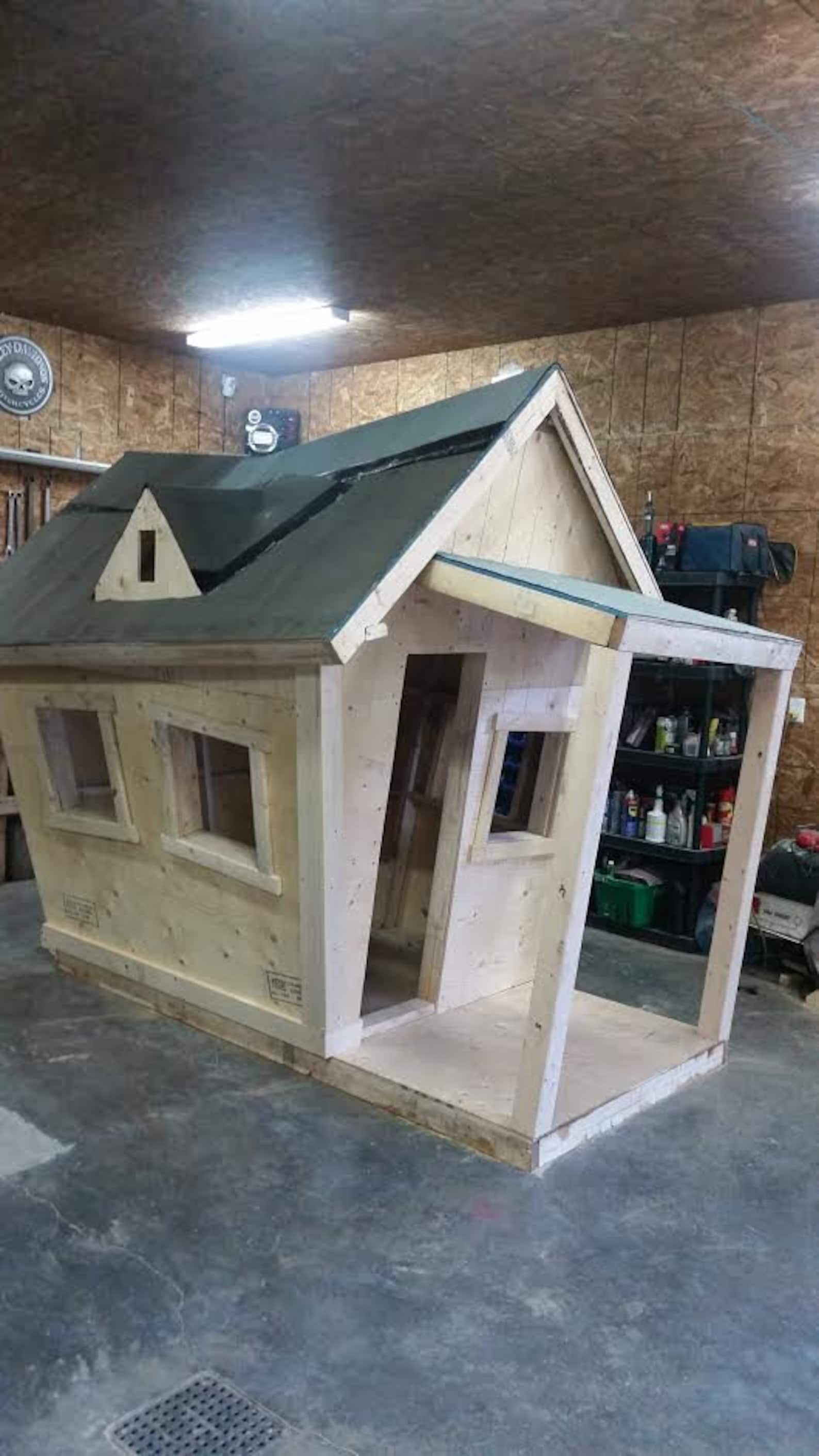 Do It Yourself Tiny House Plans Playhouse Plans Diy Plans - Etsy