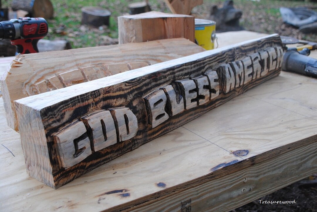 GOD Bless America Sign, Patriotic Sign, Patriotic Quote, Patriotic Wood ...
