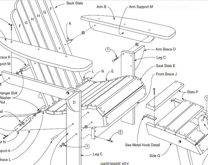Woodworking Plans, Do It Yourself, Adirondack Chair, Woodworking ...