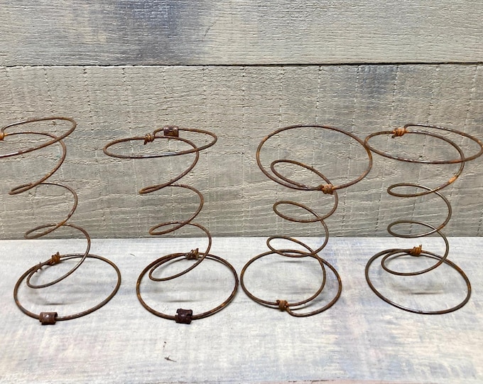 Vintage Spiral Metal Bed Springs, FREE Shipping (set of 4) Hourglass ...