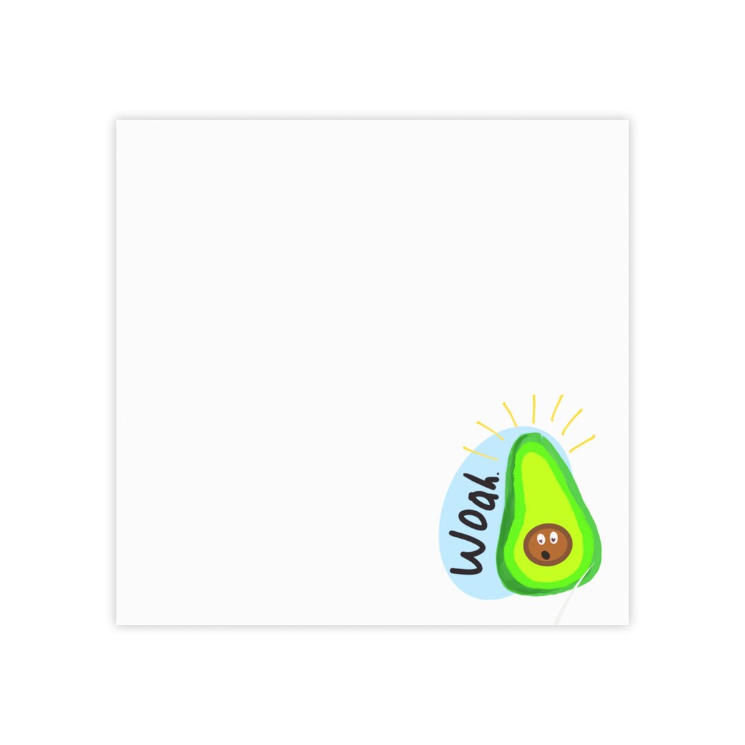 Funny Avocado Post-it® Note Pads - Etsy