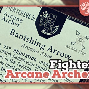ARCANE ARCHER CARDS for Dnd 5e Form Fillable Pdfs Included - Etsy