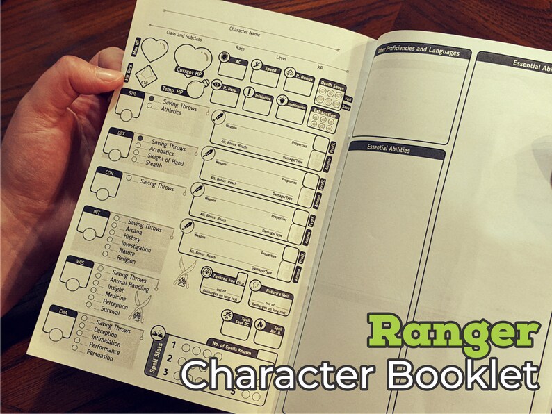 RANGER ADVENTURER'S BUNDLE for Dnd 5e - Etsy