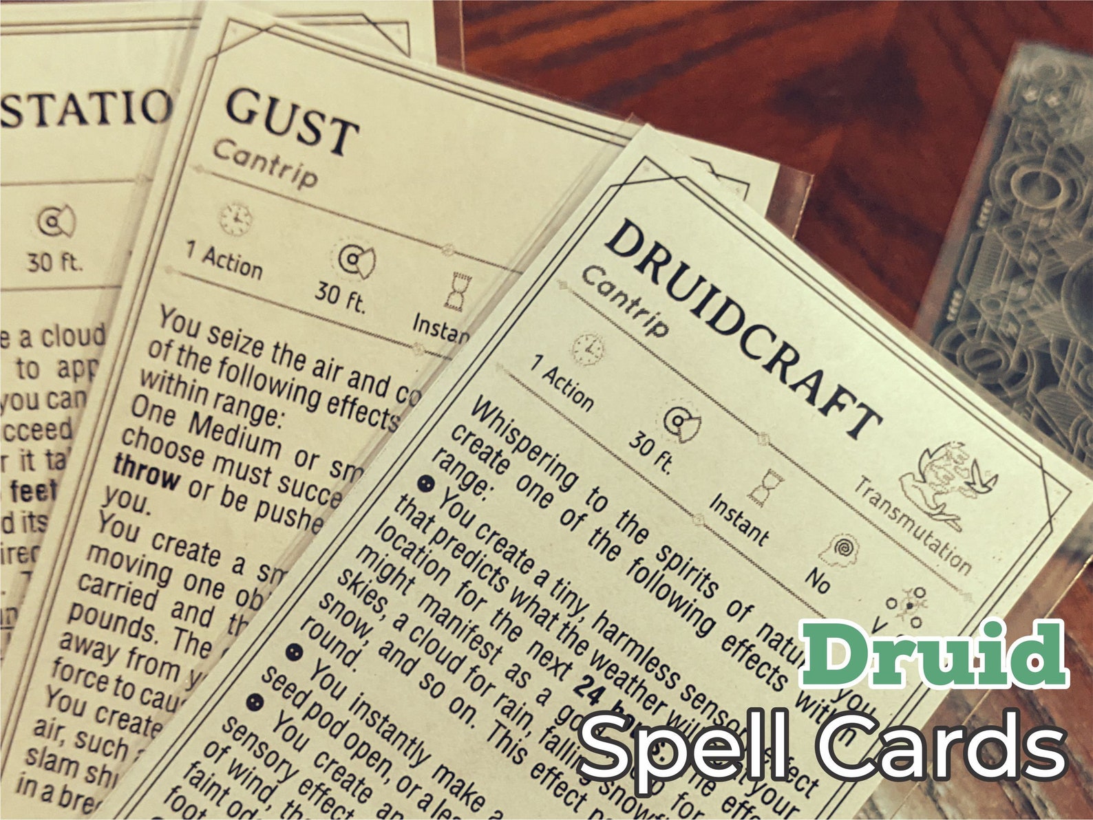 DRUID ADVENTURER'S BUNDLE for Dnd 5e - Etsy
