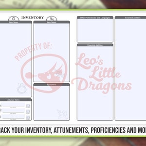 FIGHTER CHARACTER SHEET for Dnd 5e | Form Fillable Pdf | Dungeons and ...