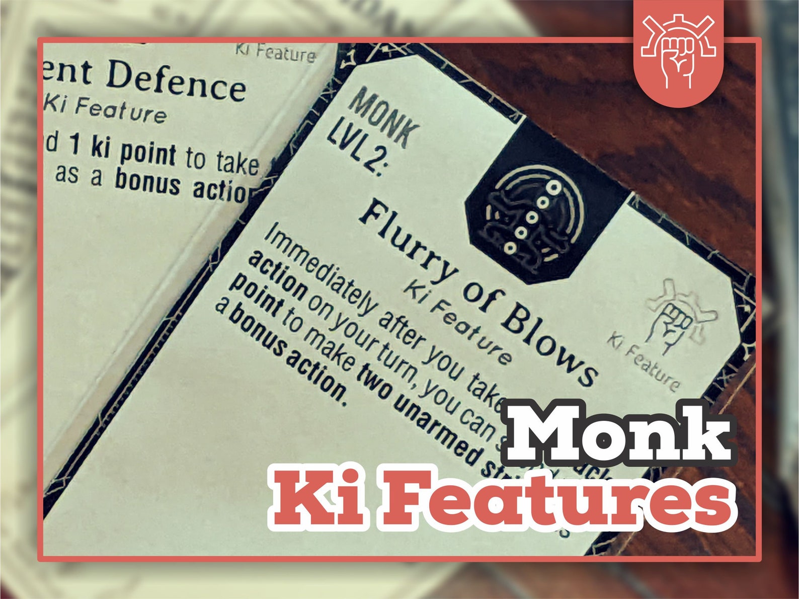 MONK KI FEATURES for Dnd 5e Form Fillable Pdfs Included - Etsy UK