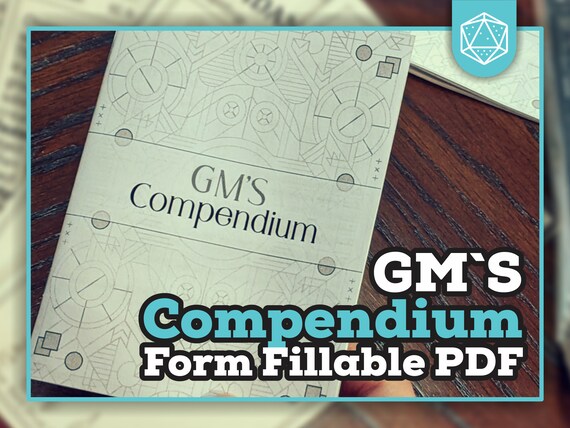 Gm's CREATURE COMPENDIUM for Dnd 5e Form Fillable Pdfs - Etsy UK