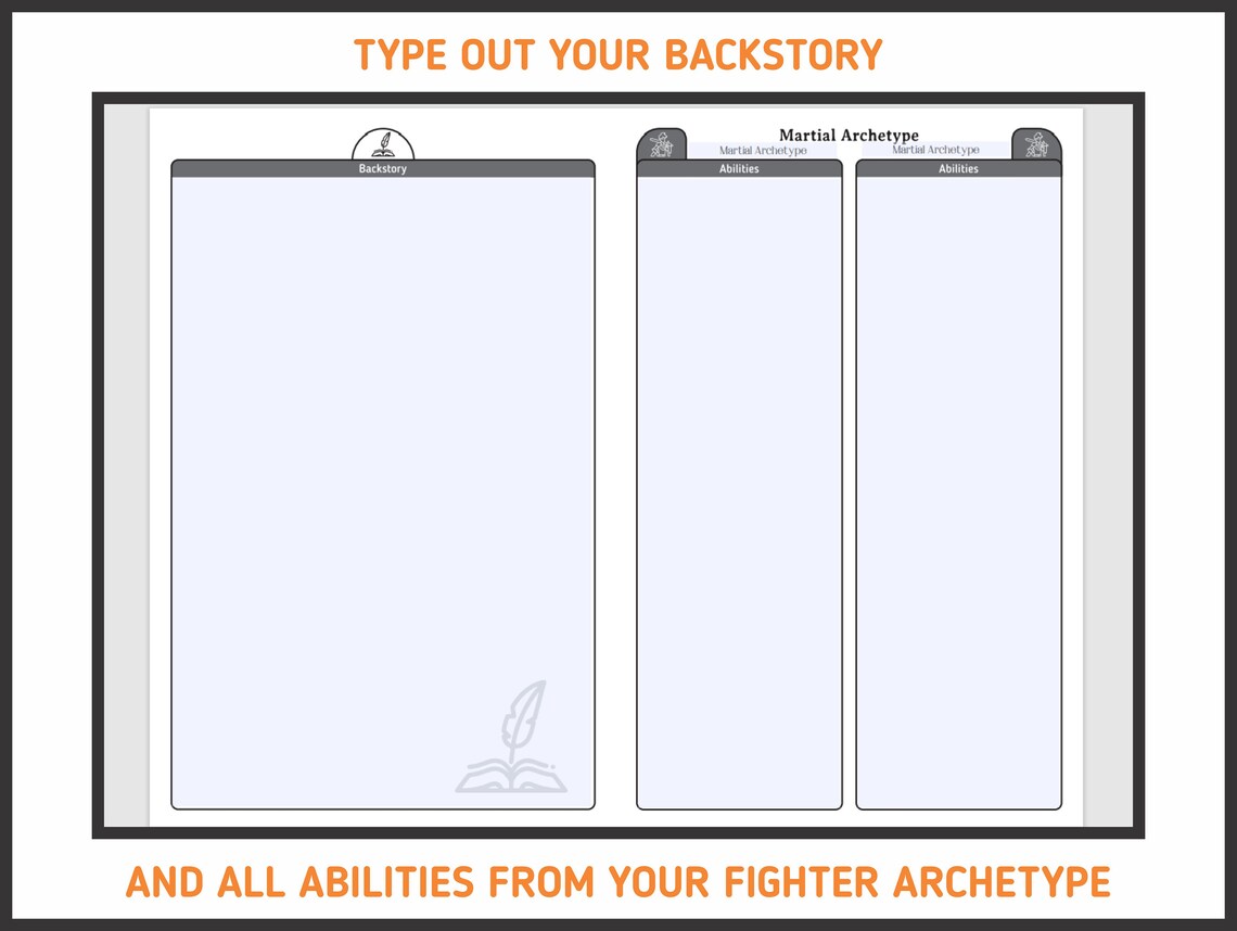 FIGHTER CHARACTER SHEET for Dnd 5e Form Fillable Pdf | Etsy Canada