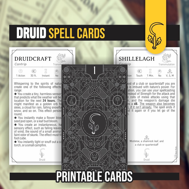 2024 Dnd Spell Cards - Etsy