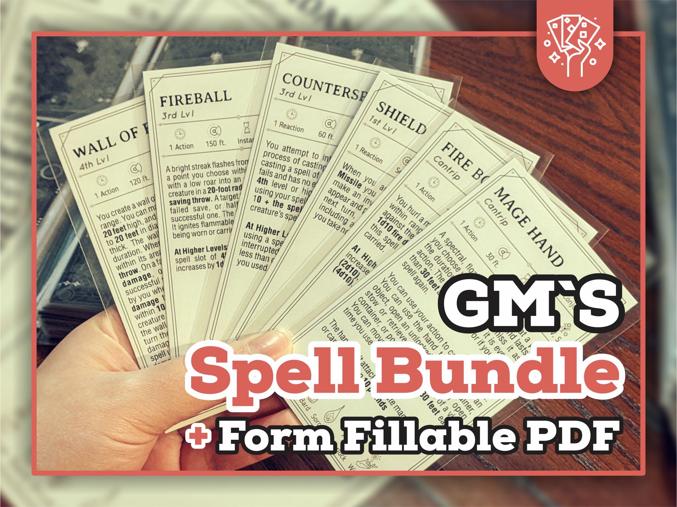 Gm's SPELL BUNDLE for Dnd 5e Form Fillable Pdfs Included - Etsy Australia
