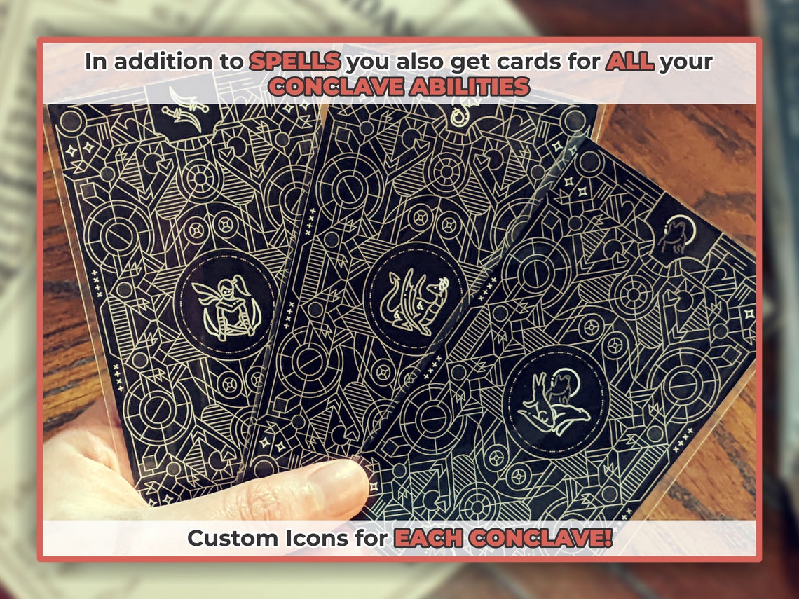 RANGER CONCLAVE CARDS for Dnd 5e Form Fillable Pdfs Included | Etsy