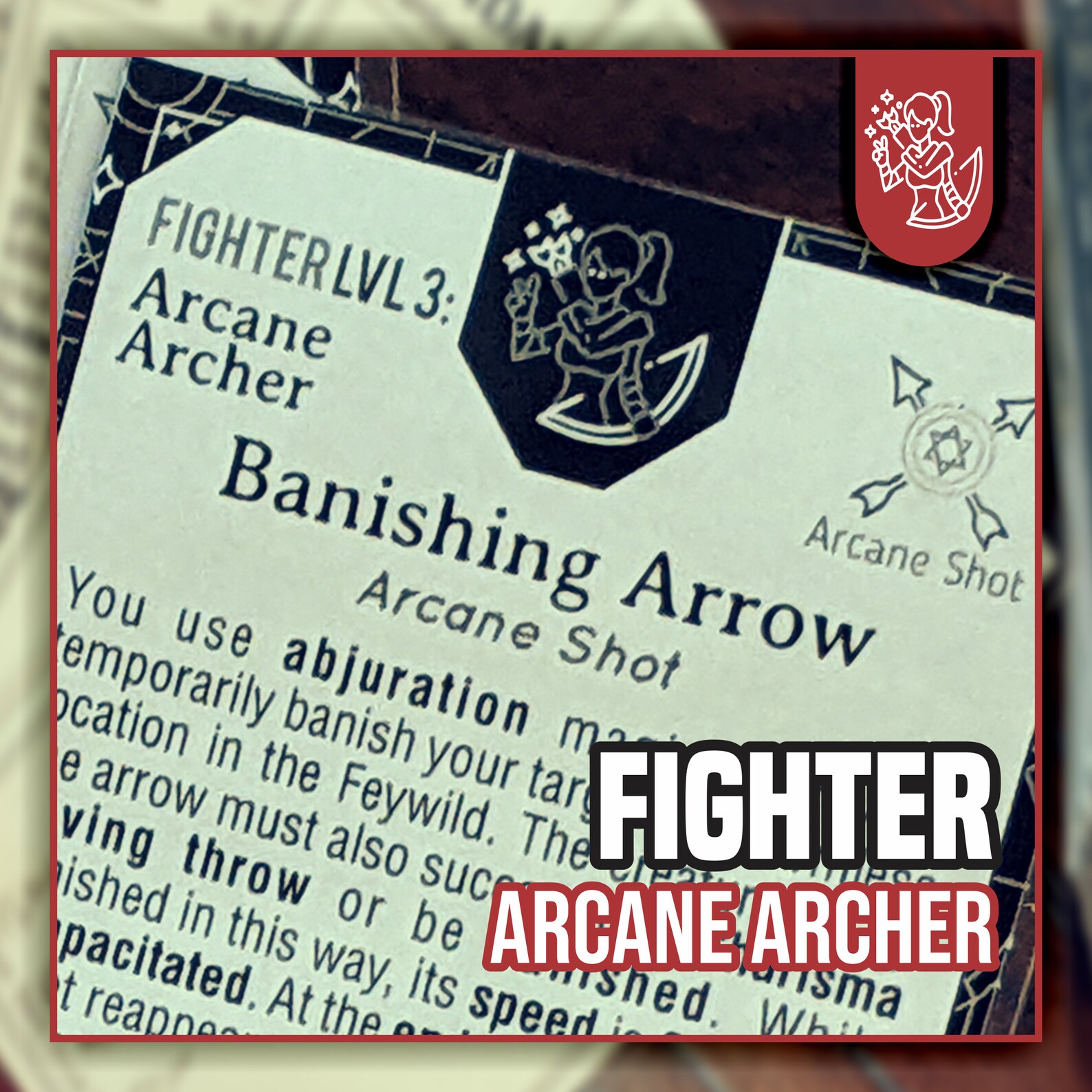 ARCANE ARCHER CARDS for Dnd 5e Form Fillable Pdfs Included - Etsy