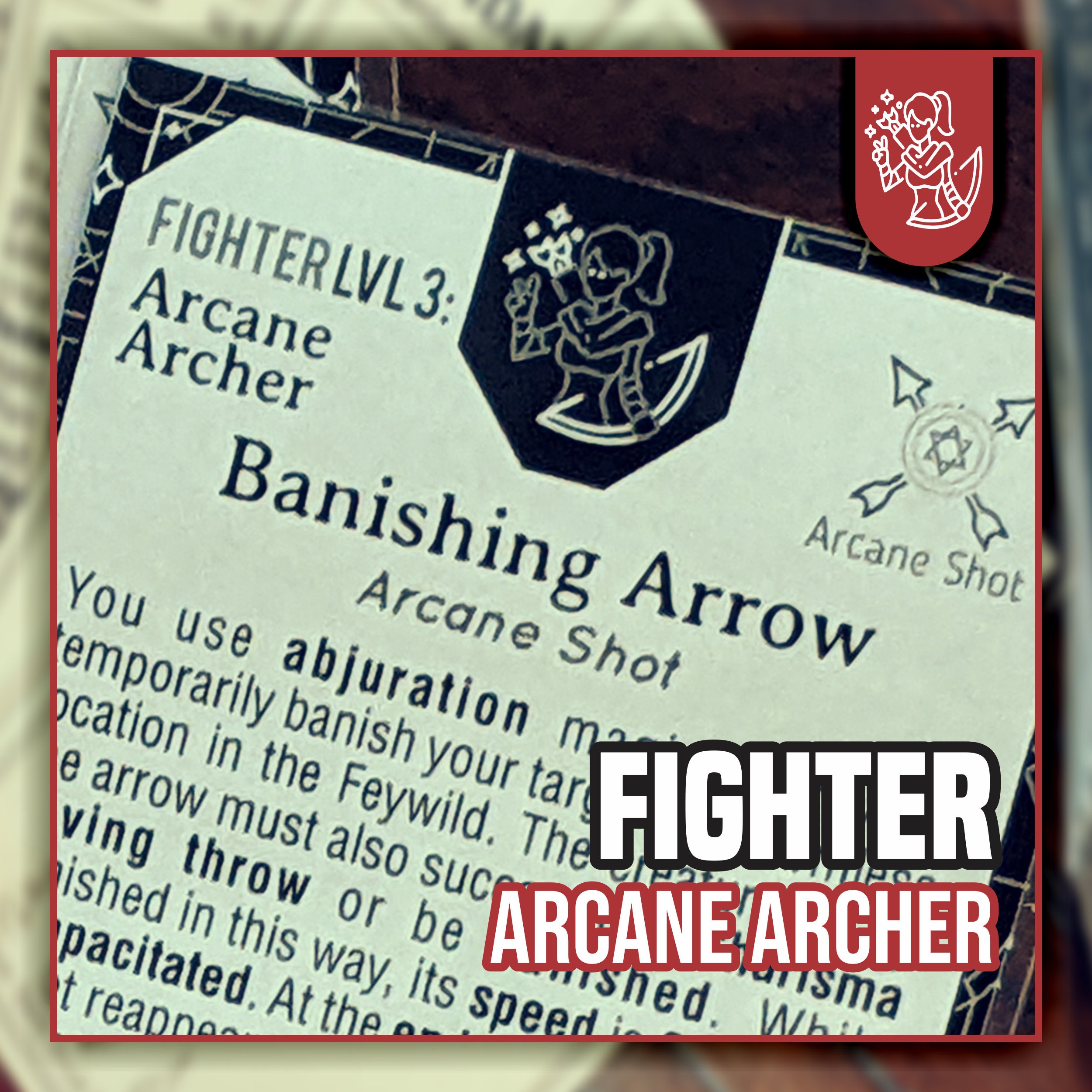 ARCANE ARCHER CARDS for Dnd 5e Form Fillable Pdfs Included - Etsy