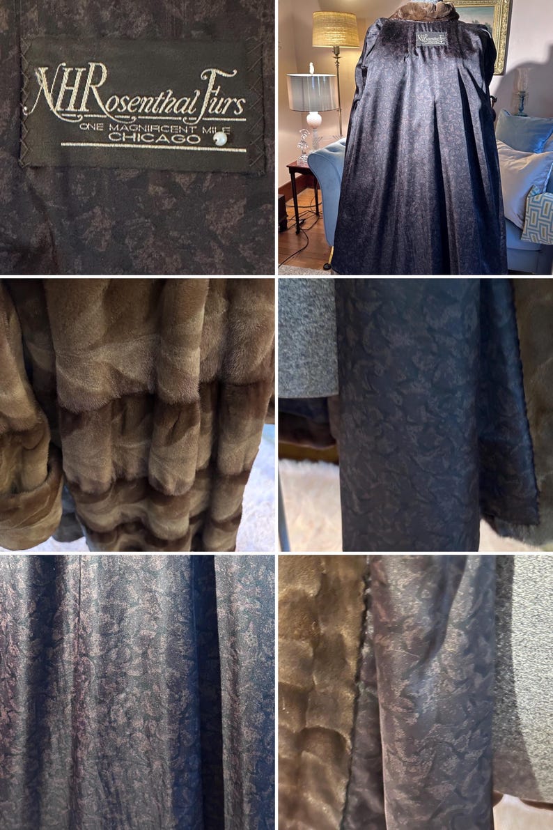 Vintage NH Rosenthal Fur Coat: Chicago Designer Glamour - Etsy