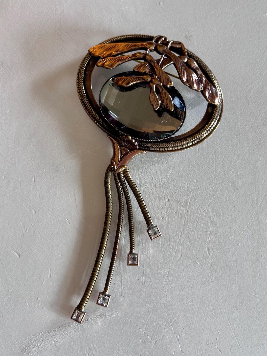 Vintage Ermani Bulati Art Nouveau Arts and Crafts Style Brooch - Etsy