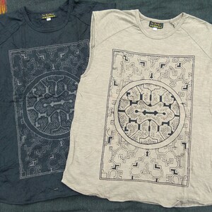 SHIPIBO Man T-shirt Hand-printed traditionnal shipibo | Etsy