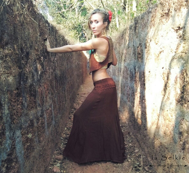 Jupe longue Bohème jupe gitane boho chic | Etsy France