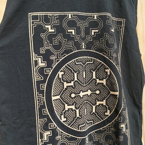 SHIPIBO Man T-shirt Hand-printed Traditionnal Shipibo - Etsy