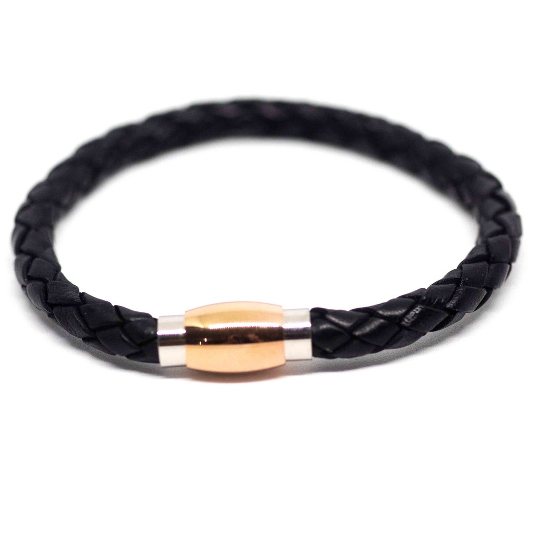 Boho Bohemian Make Your Own Leather Magnetic Bracelet Kit - Rose Gold ...