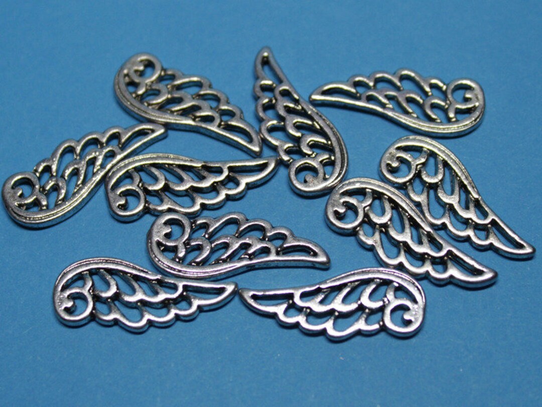 10 Filigree Wings, Angel Wings, Single Wings - Etsy