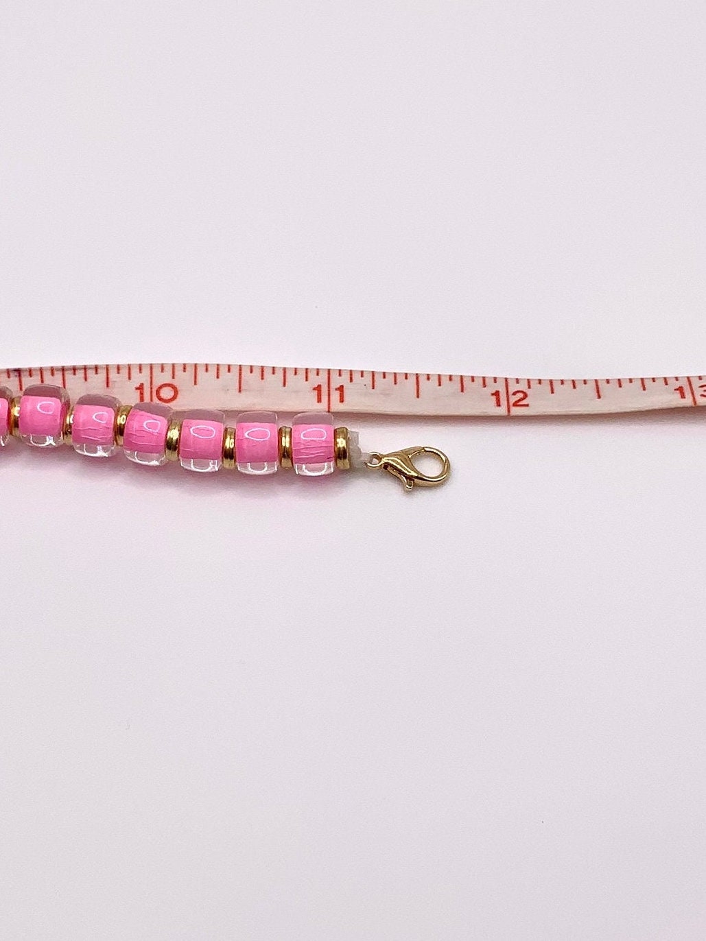 11" Hand Beaded Cell Phone Bracelet Lanyard W/ Case Tab | Never Drop ...