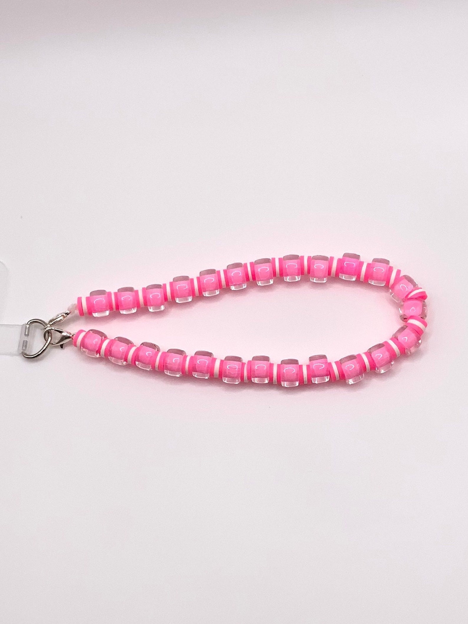 10" Hand Beaded Cell Phone Bracelet Lanyard W/ Case Tab | Never Drop ...