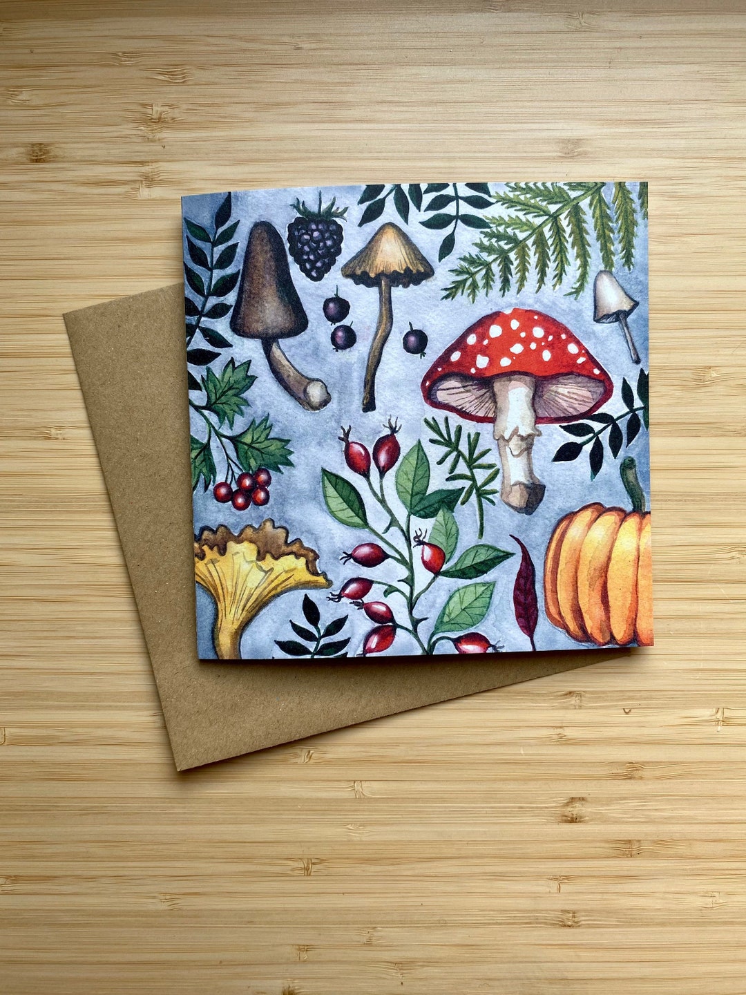 Greetings Card: Foraging - Etsy