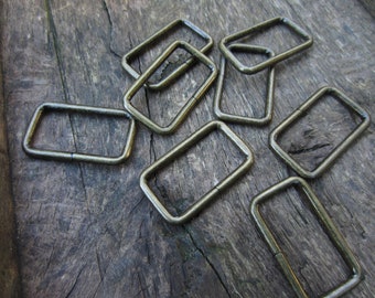 Metal Wire Formed Rectangle Loop Ring Webbing Strap Keeper | Etsy UK