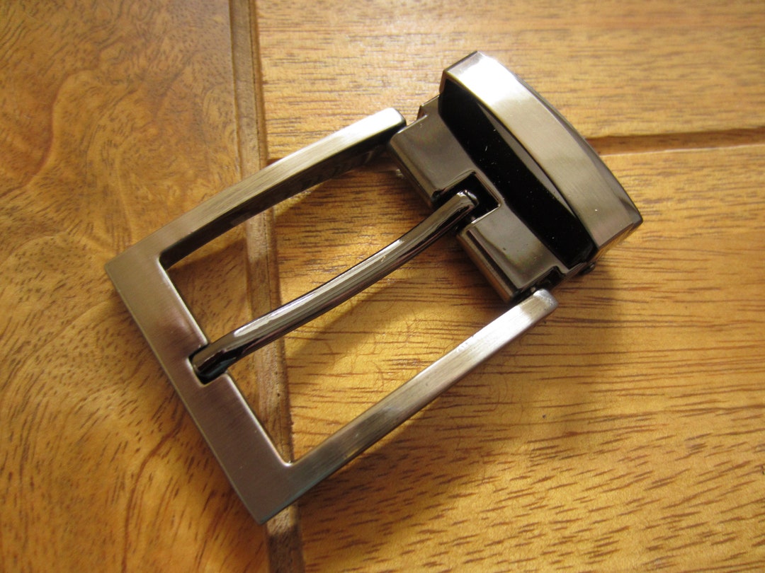 Replacement Metal Belt Buckle to Fit 35mm 1 3/8” BELT / STRAP Dark ...