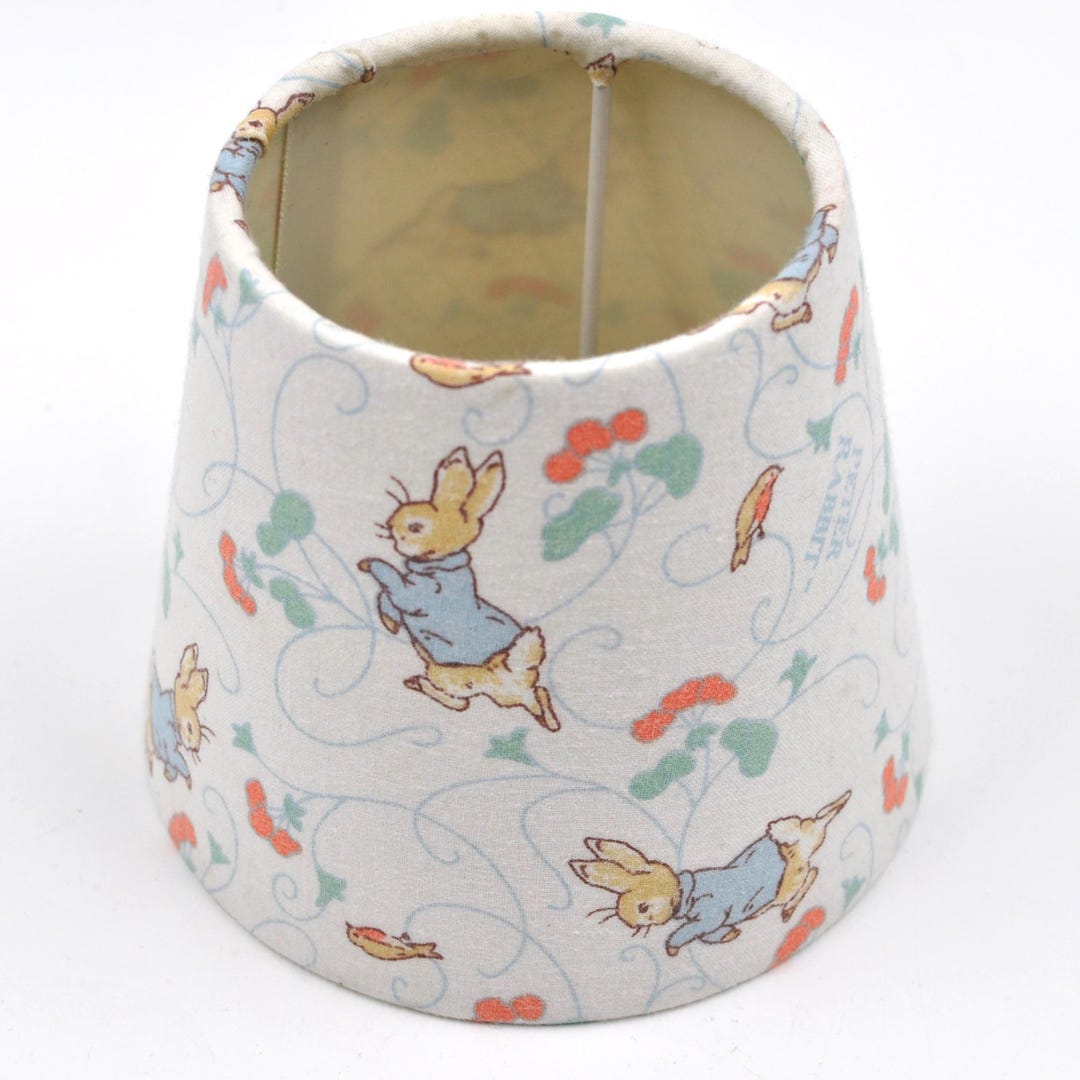 Peter Rabbit Lampshade - Beatrix Potter - Vintage Nursery Decor ...
